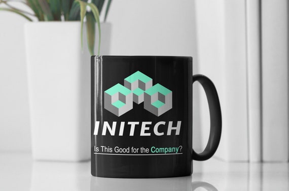 Initech From Office Space Coffee Mug With Motivational Slogan | Etsy