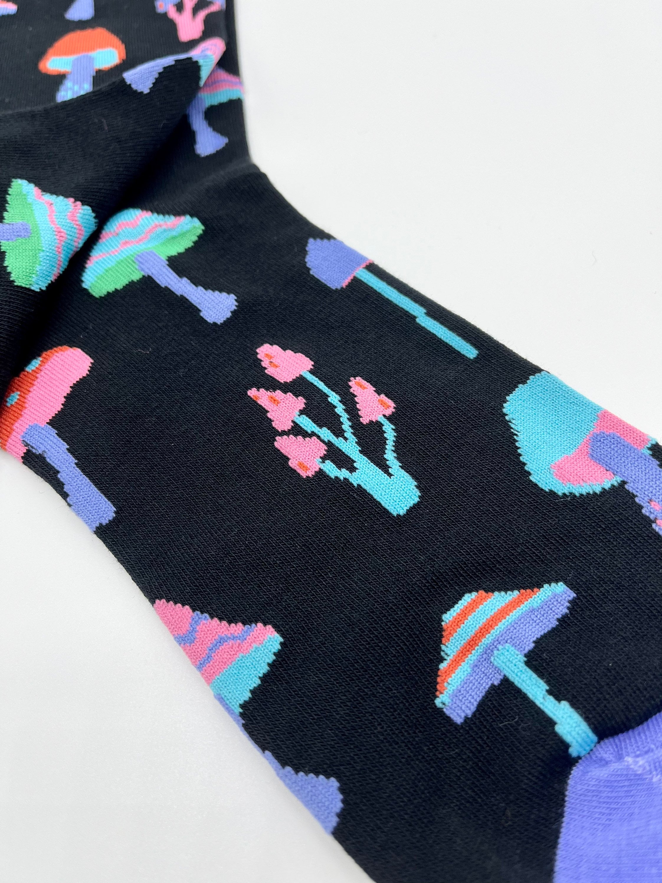 Psychedelic Mushroom Socks, Magic Mushroom, Trippy Clothing, - Etsy UK