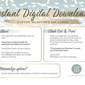 Instant Download Doll Valentine’s Day Cards / Printable Valentine’s Day ...