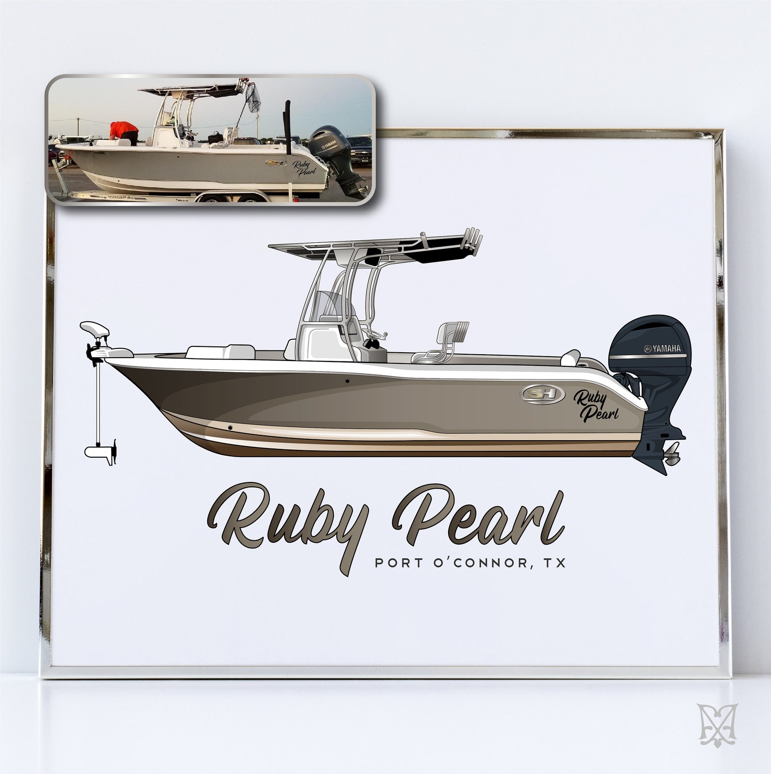 Custom Vector Boat Drawing / Boat Drawing From Photo / Custom - Etsy