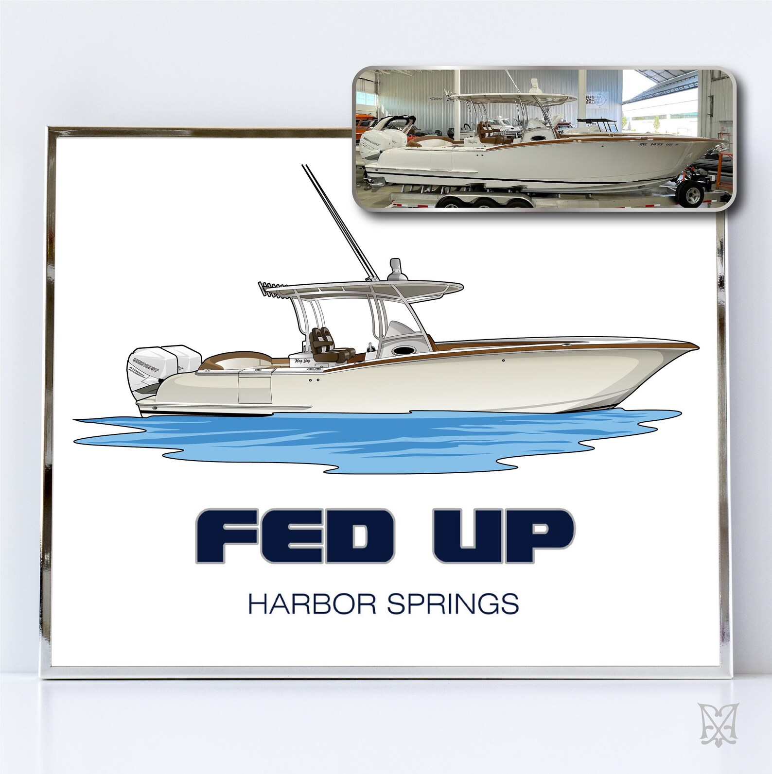 Custom Vector Boat Drawing / Boat Drawing From Photo / Custom - Etsy