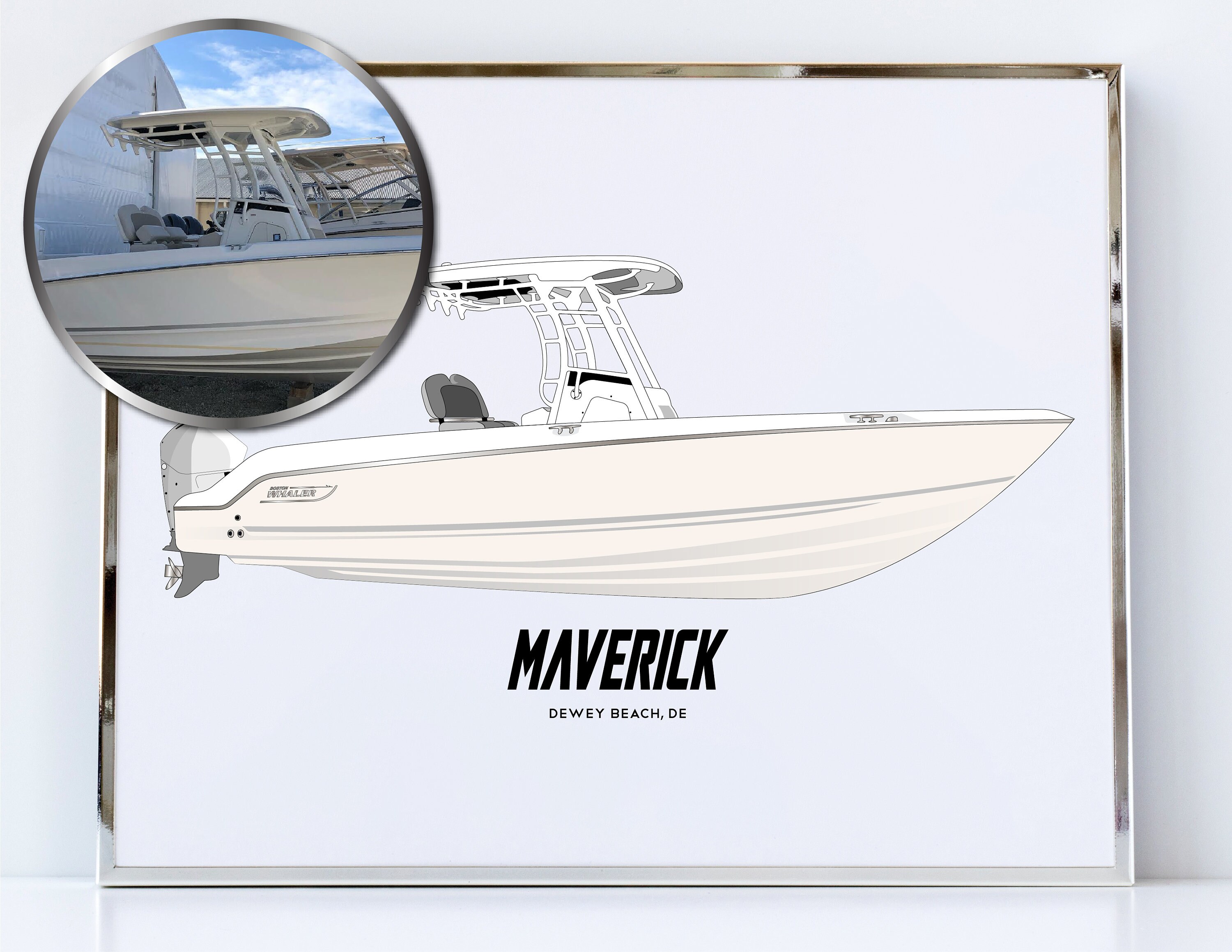 Custom Boat Portrait Drawing / Personalized Boat Illustration / Vector ...