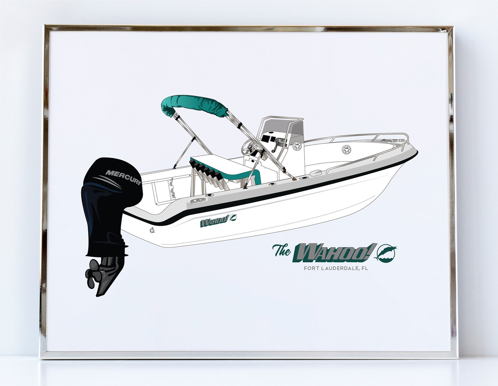 Custom Boat Portrait / Custom Boat Drawing / Custom Vector Boat Drawing ...