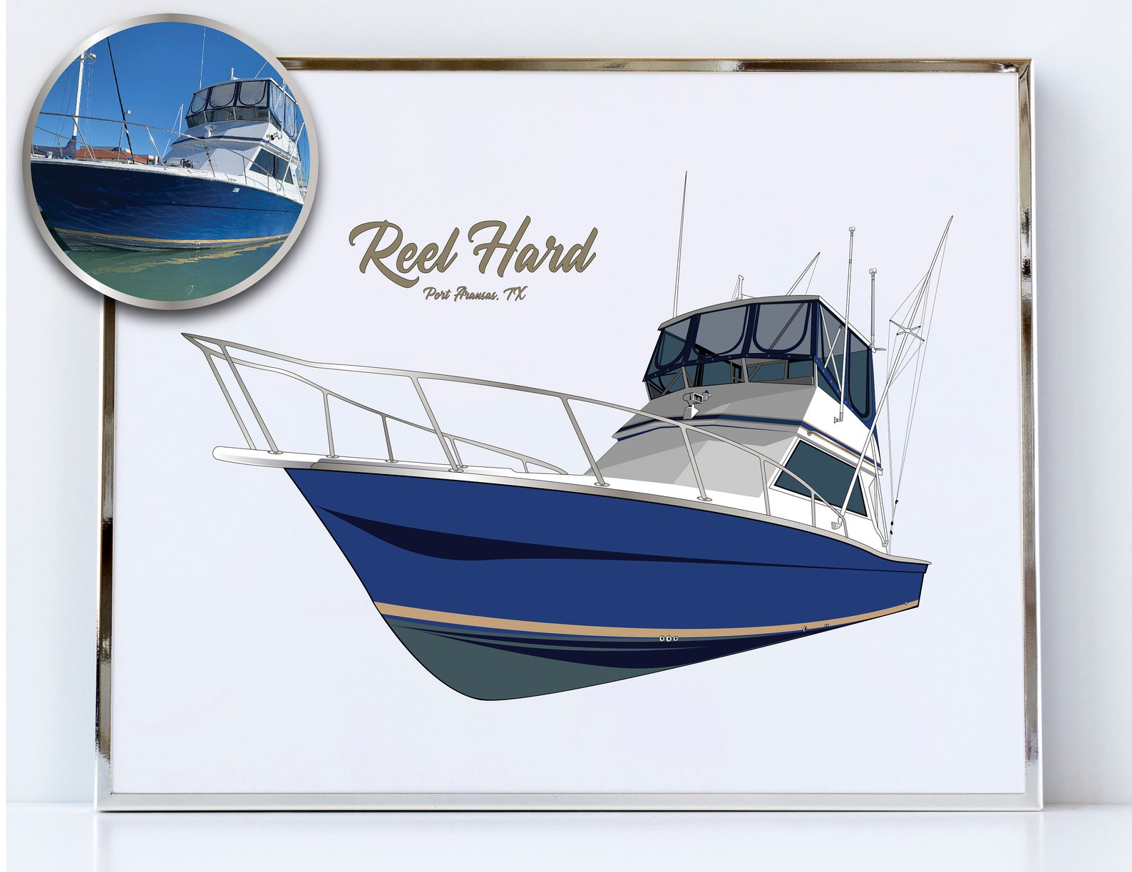 Custom Boat Portrait / Custom Boat Drawing / Custom Vector | Etsy