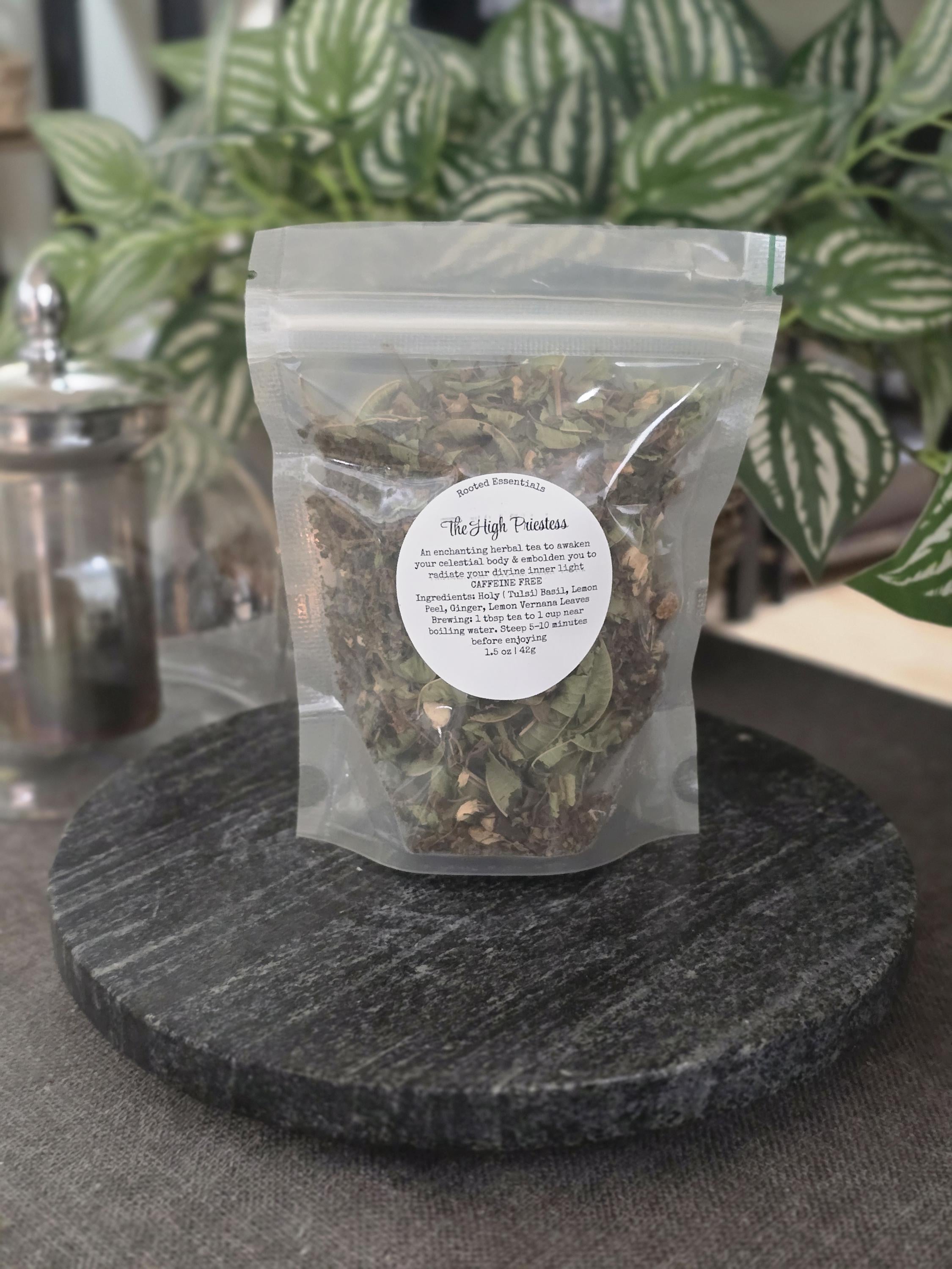 The High Priestess| Holy Basil Tisane| Caffeine Free Tea Blend | Herbal ...