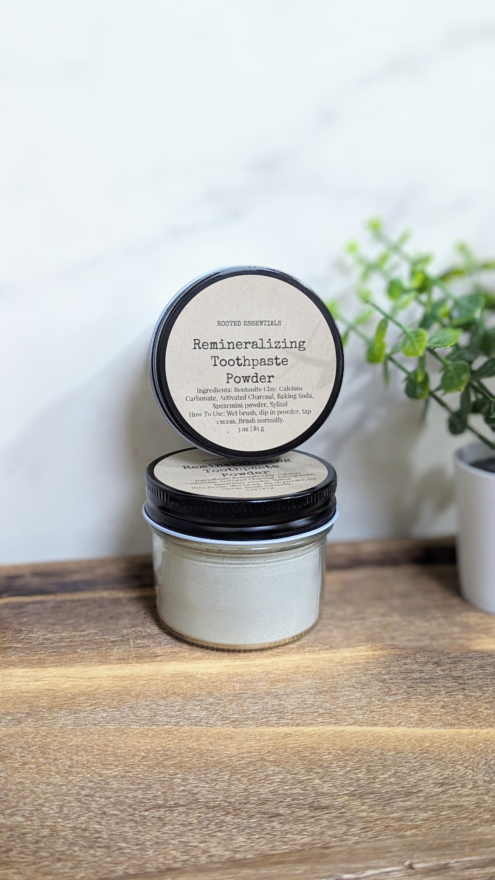 Natural Toothpaste Powder | Fluoride Free | Oral Care | Remineraling ...