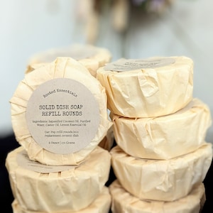 Solid Dish Soap | Dark Grey Speckled Ramekin Soap | Eco Dish Soap - Etsy