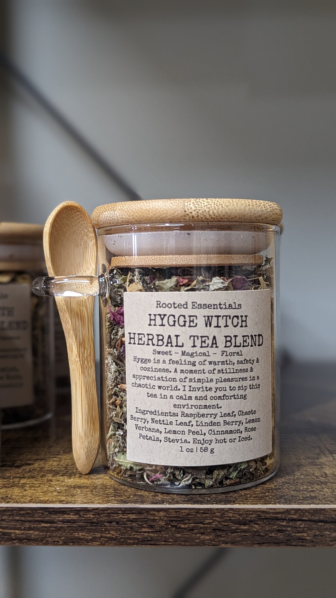 Hygge Witch | Herbal Loose Leaf Tea Blend | Red Raspberry Leaf Tea - Etsy