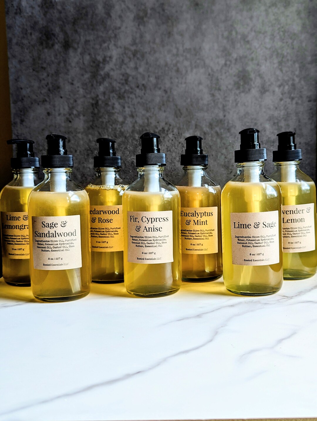 Essential Oil Liquid Hand Soap | Zero Waste Olive Oil Castile - Etsy
