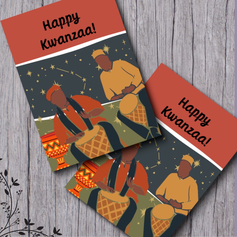 PRINTABLE Happy Kwanzaa Card Black Heritage, Culture, Unity Cup ...