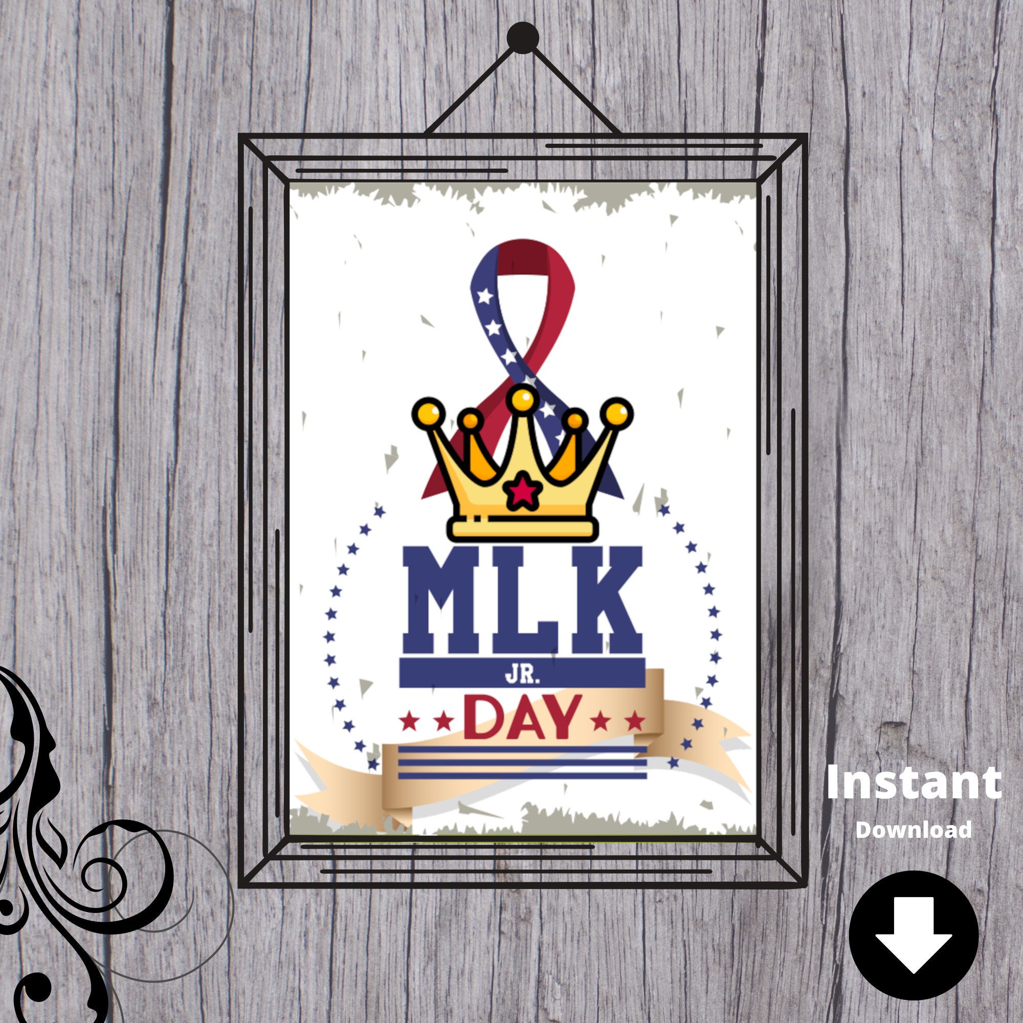 PRINTABLE MLK Jr Day Print 8.5 X 11, Martin Luther King's Birthday ...