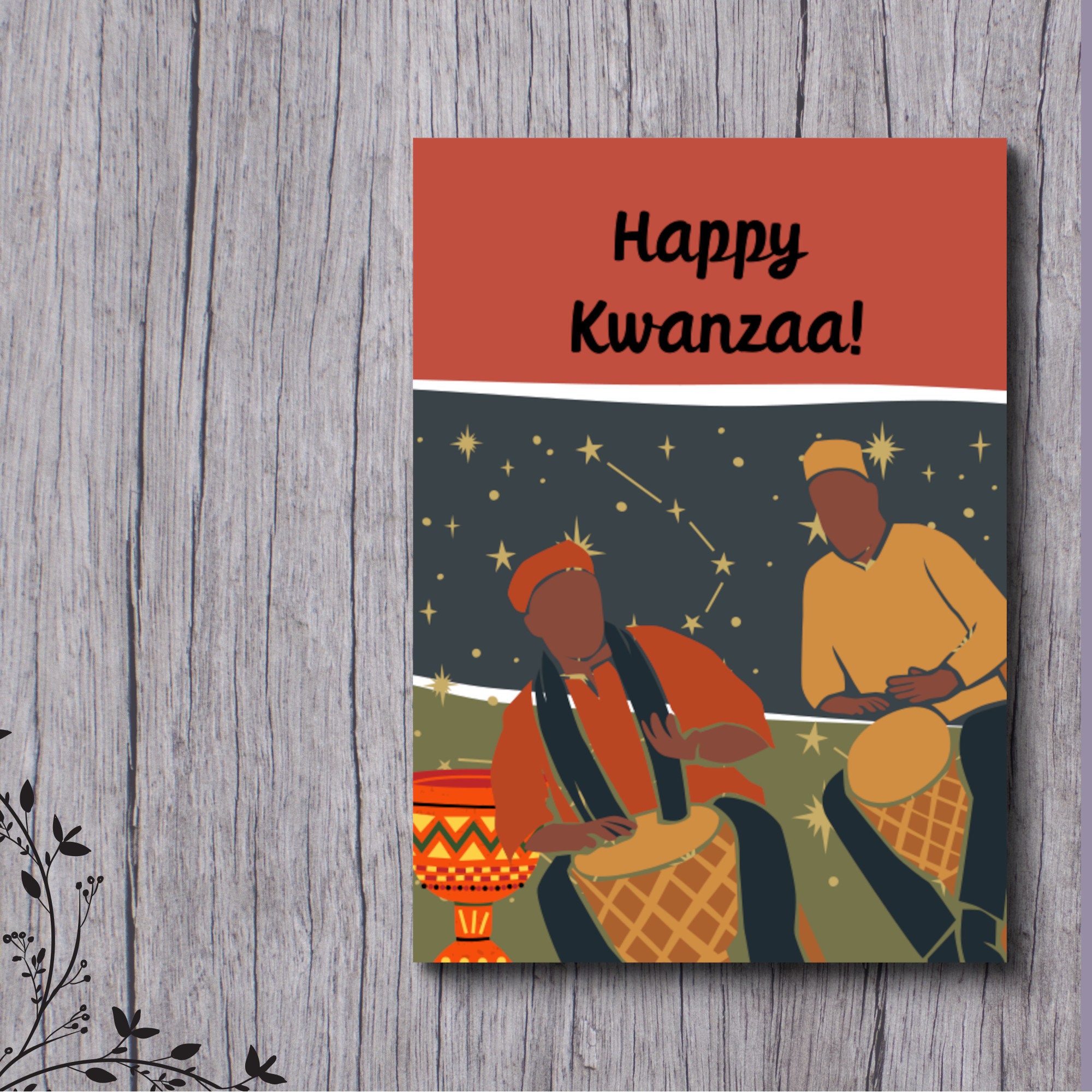 PRINTABLE Happy Kwanzaa Card Black Heritage, Culture, Unity Cup ...