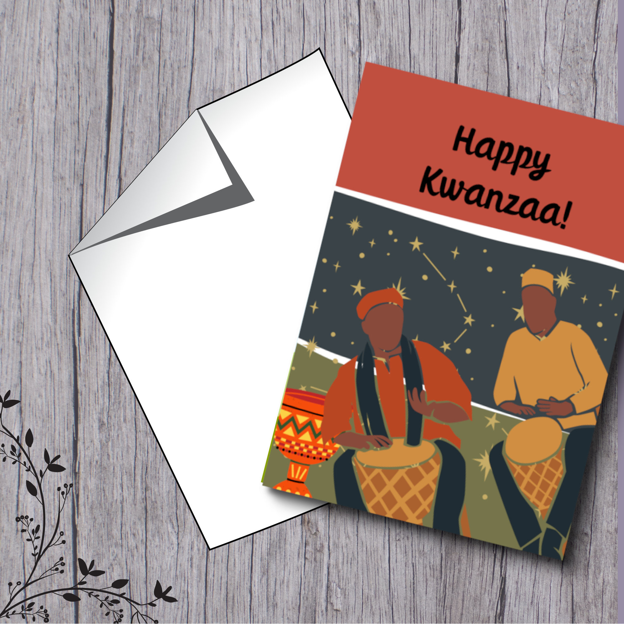PRINTABLE Happy Kwanzaa Card Black Heritage, Culture, Unity Cup ...