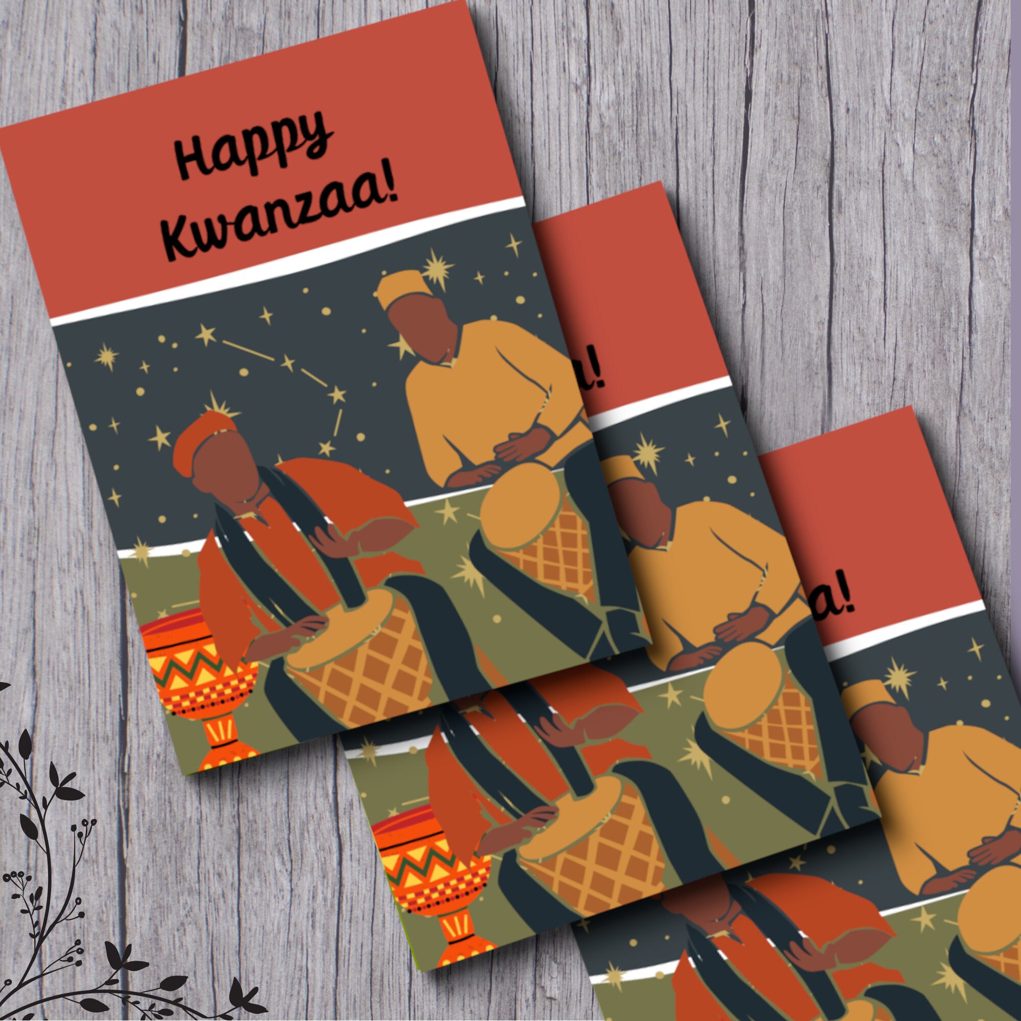 PRINTABLE Happy Kwanzaa Card Black Heritage, Culture, Unity Cup ...