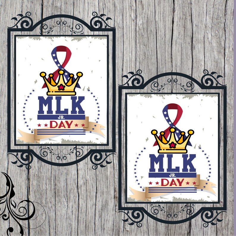 PRINTABLE MLK Jr Day Print 8.5 X 11, Martin Luther King's Birthday ...