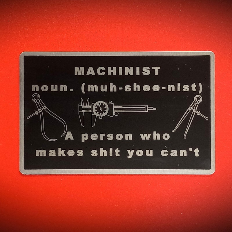 Funny Machinist Stickers - Etsy