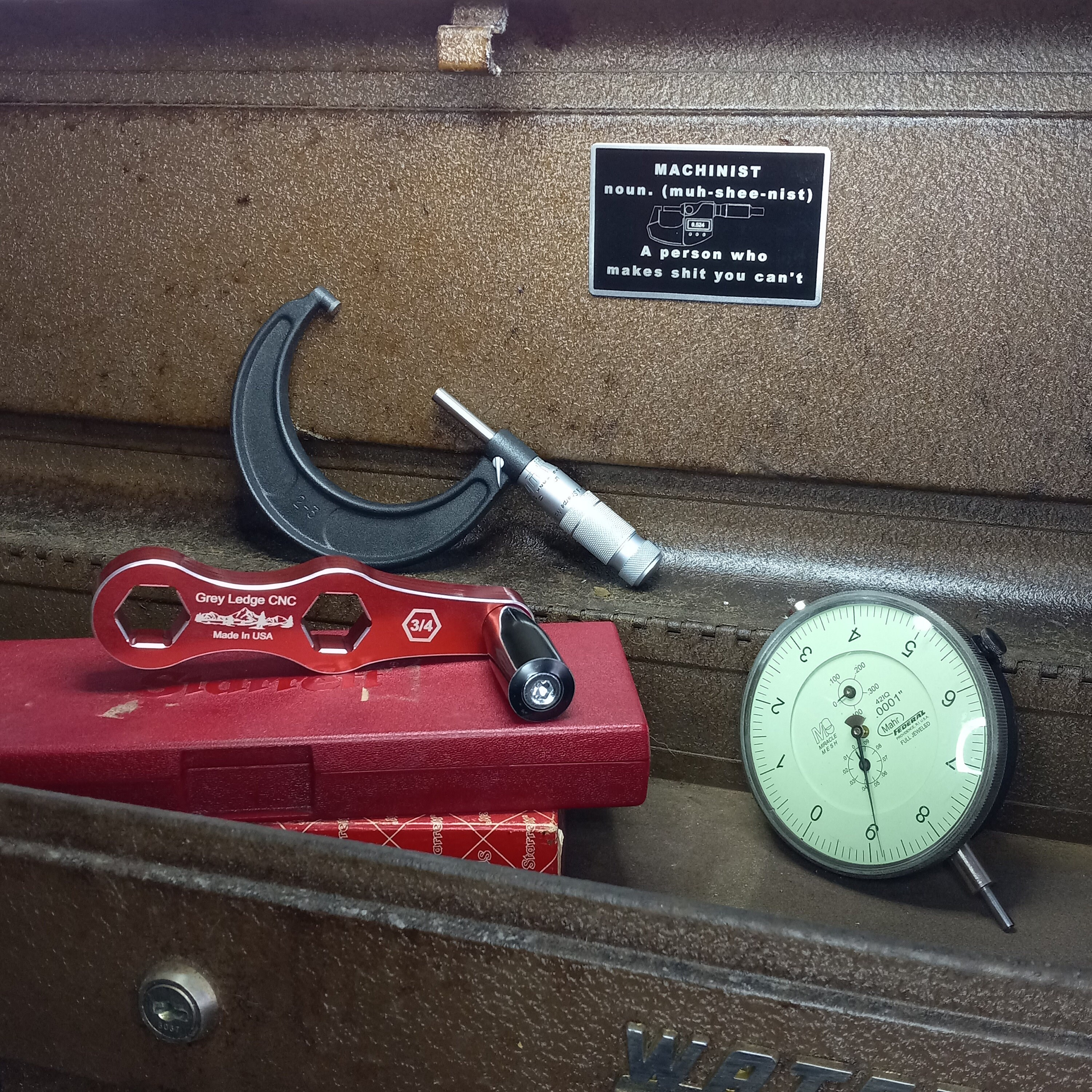 Magnetic Funny Sign for Machinist Tool Box, Locker, Refrigerator, Work ...