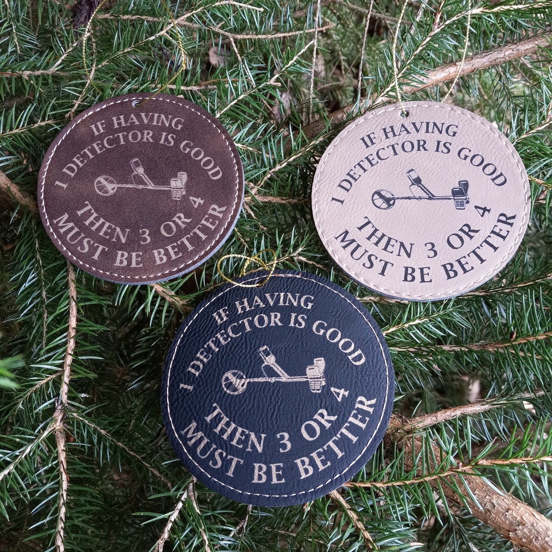Personalized Metal Detecting Christmas Ornament, Treasure Hunter Gift ...