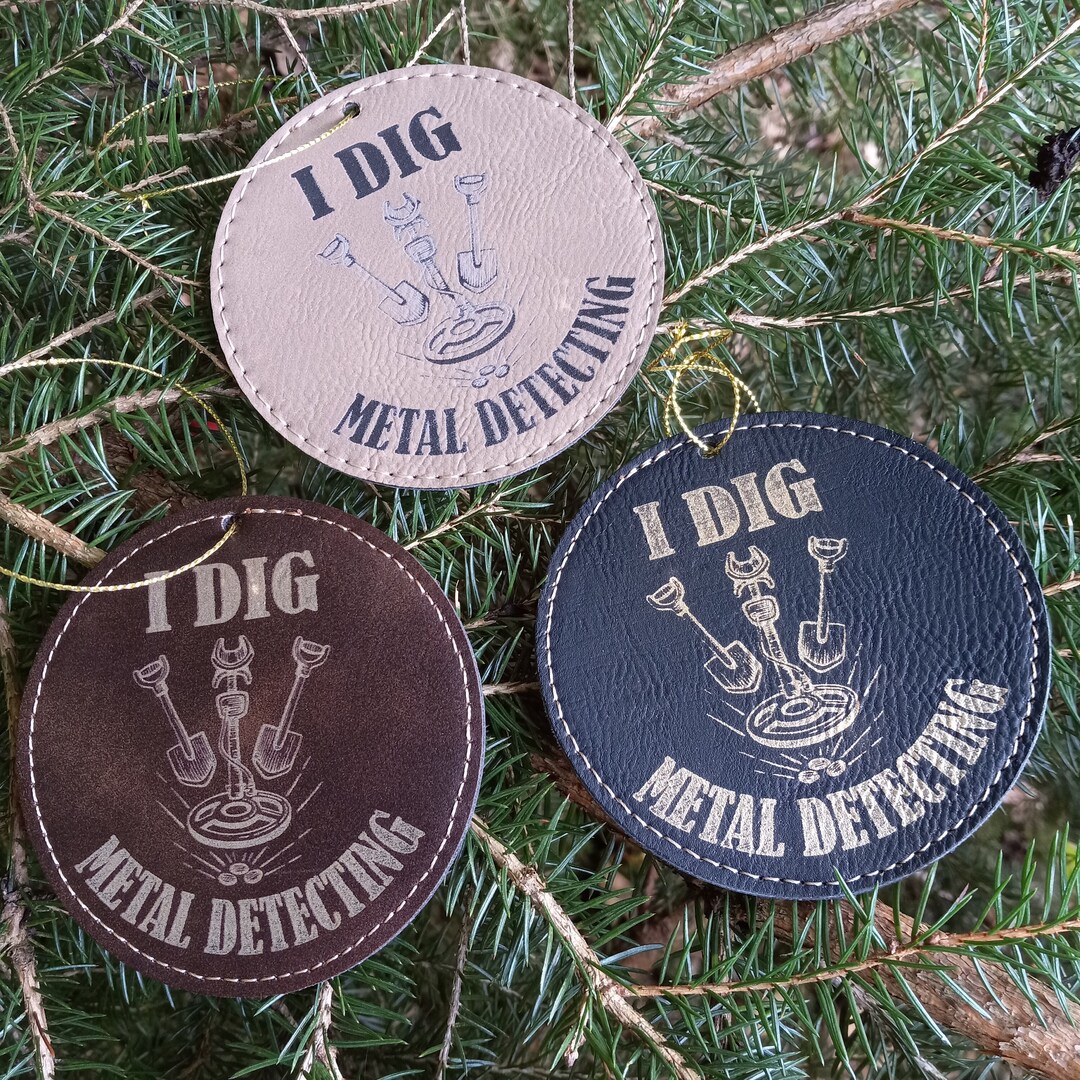 Personalized Metal Detecting Christmas Ornament, Treasure Hunter Gift ...