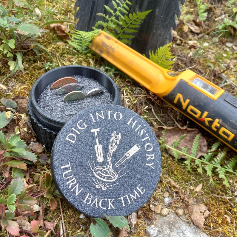 Personalized Metal Detecting Finds Box, Bag, Container for Relic & Coin ...