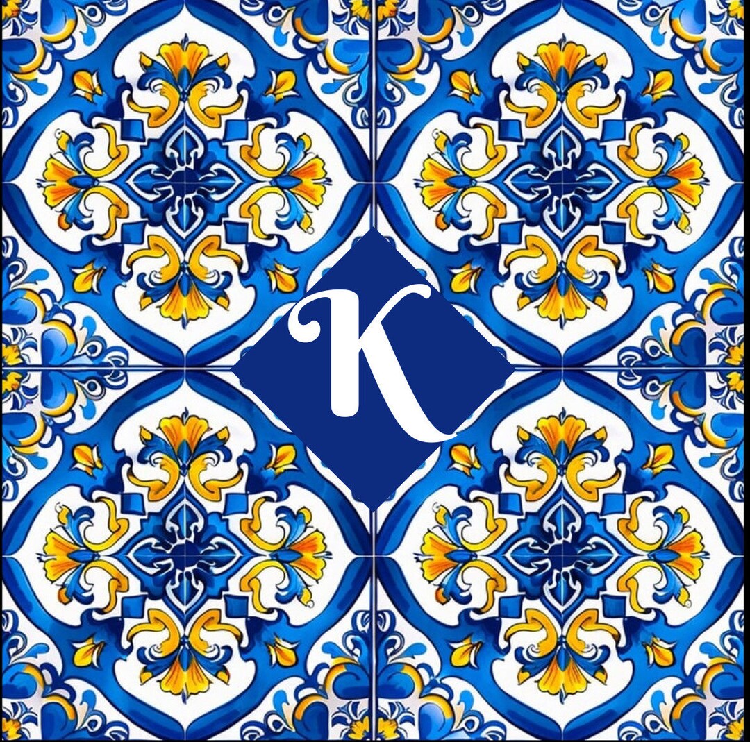 Personalized Decorative Ceramic Tile. Mediterranean Brazil Accent Art ...