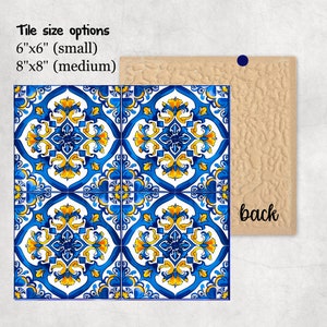 Personalized Decorative Ceramic Tile. Mediterranean Brazil Accent Art ...
