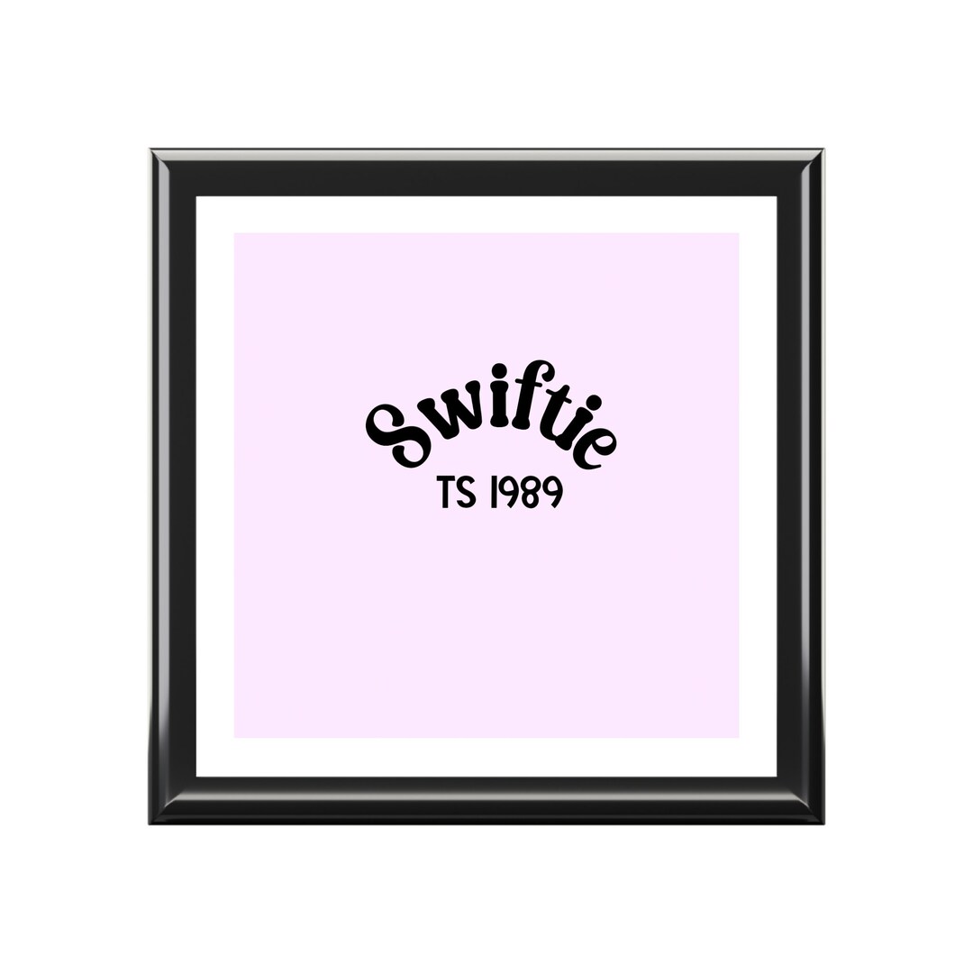 Taylor Swift Jewelry Box, Keepsake Trinket Box, Gift for Swiftie Fan ...