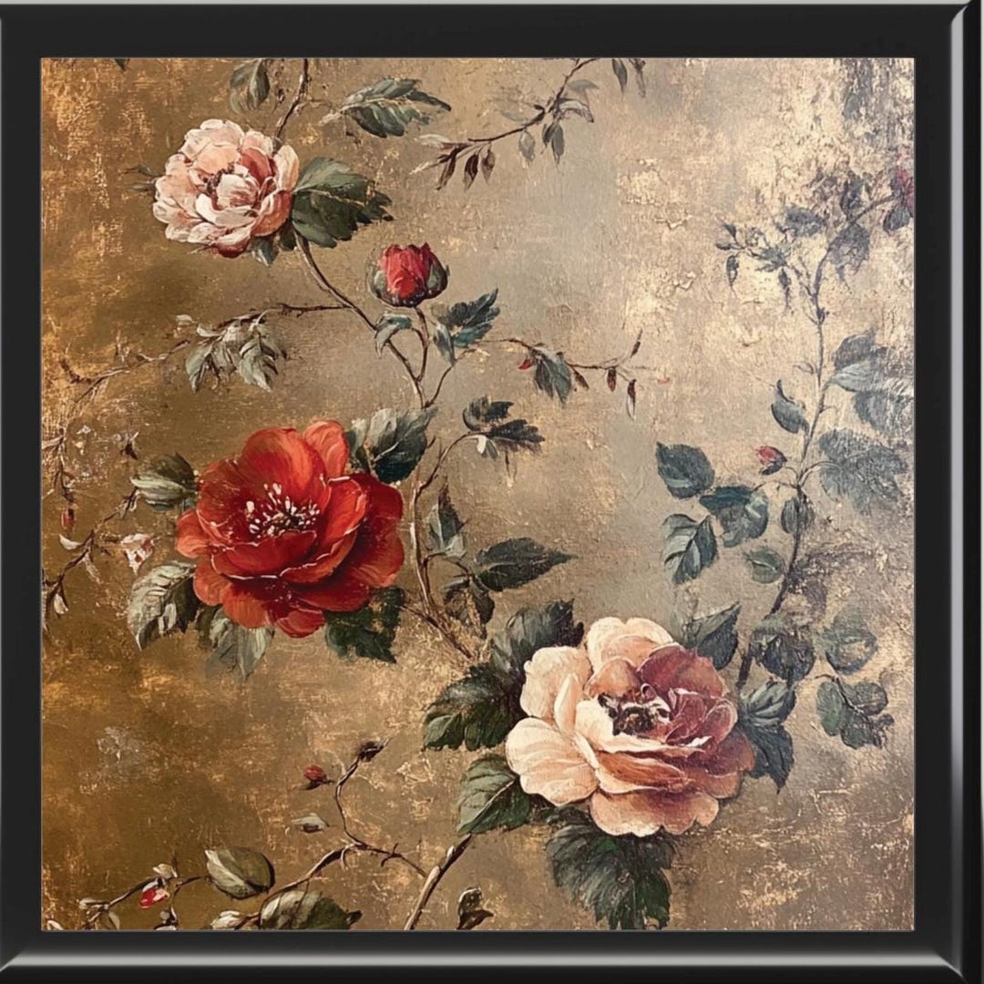 Italian Floral Jewelry Box, Vintage Keepsake Holder - Etsy