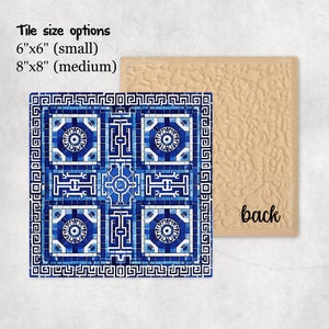 Decorative Ceramic Tile, Greece Tile Decor, Tile Art, Birthday Gift ...