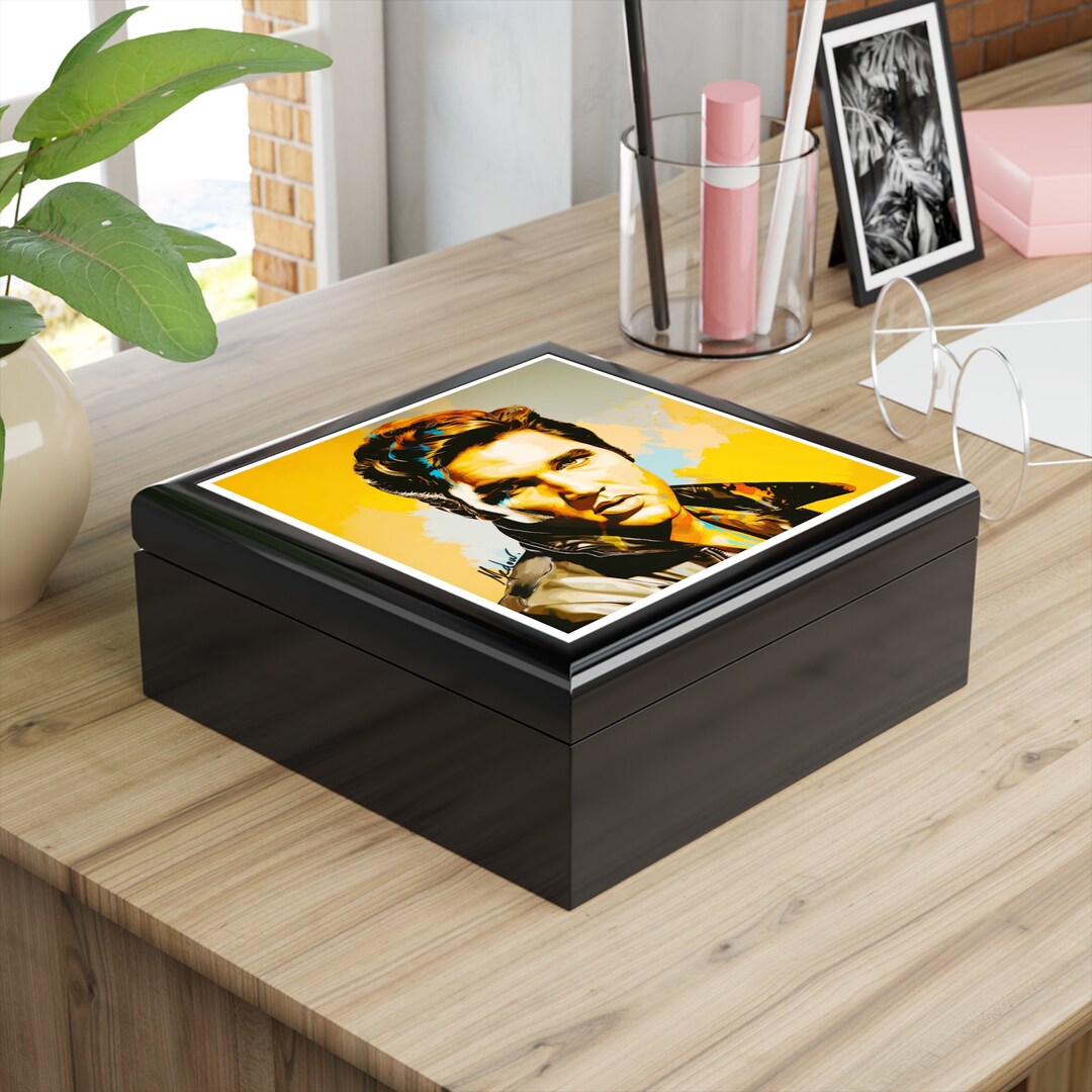 6x6 Jewelry Box Elvis Presley, Gift Idea Elvis Fan, Great Gifts for ...