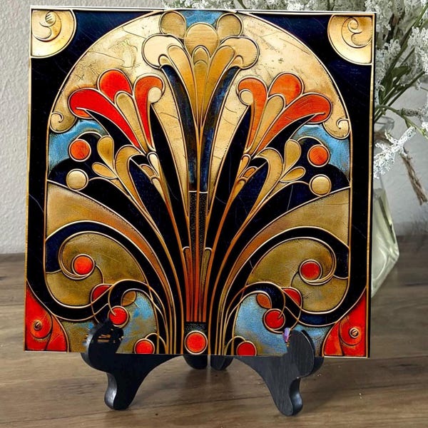 Art Deco Tile - Etsy