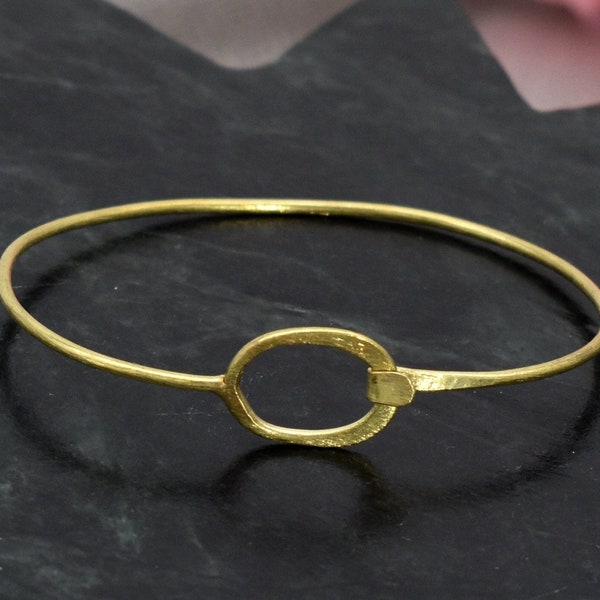 Oval Bangle - Etsy