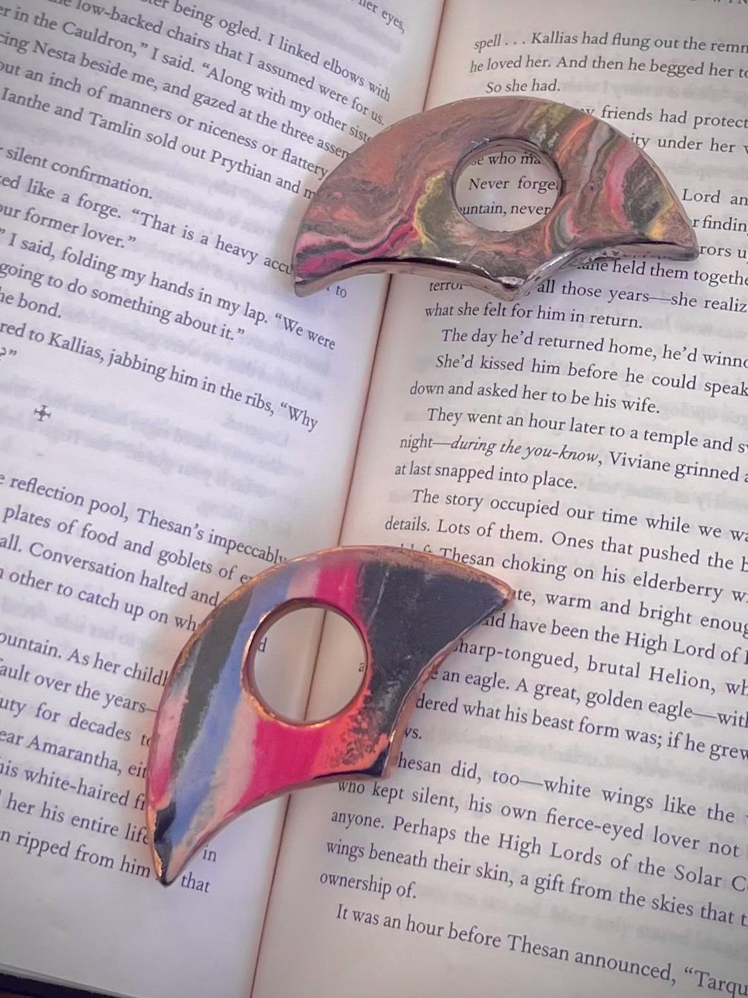 Ceramic Book Wedge | Page Spreader | Readers Tool - Etsy