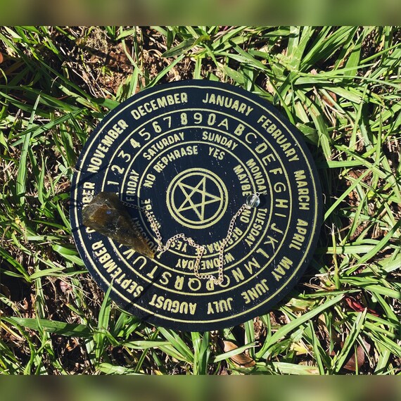 Pendulum Board Small Wooden Dowsing Board Spirituality and - Etsy