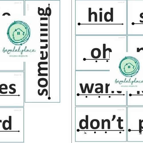 Flashcards Teach Your Child to Read in 100 Easy Lessons - Etsy