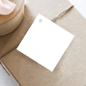 Printable Tag Template / Digital Tag Template Square Tags - 2" X 2 ...