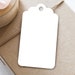 Printable Tag Template / Digital Tag Template - 2" X 3.5" Blank Gift ...