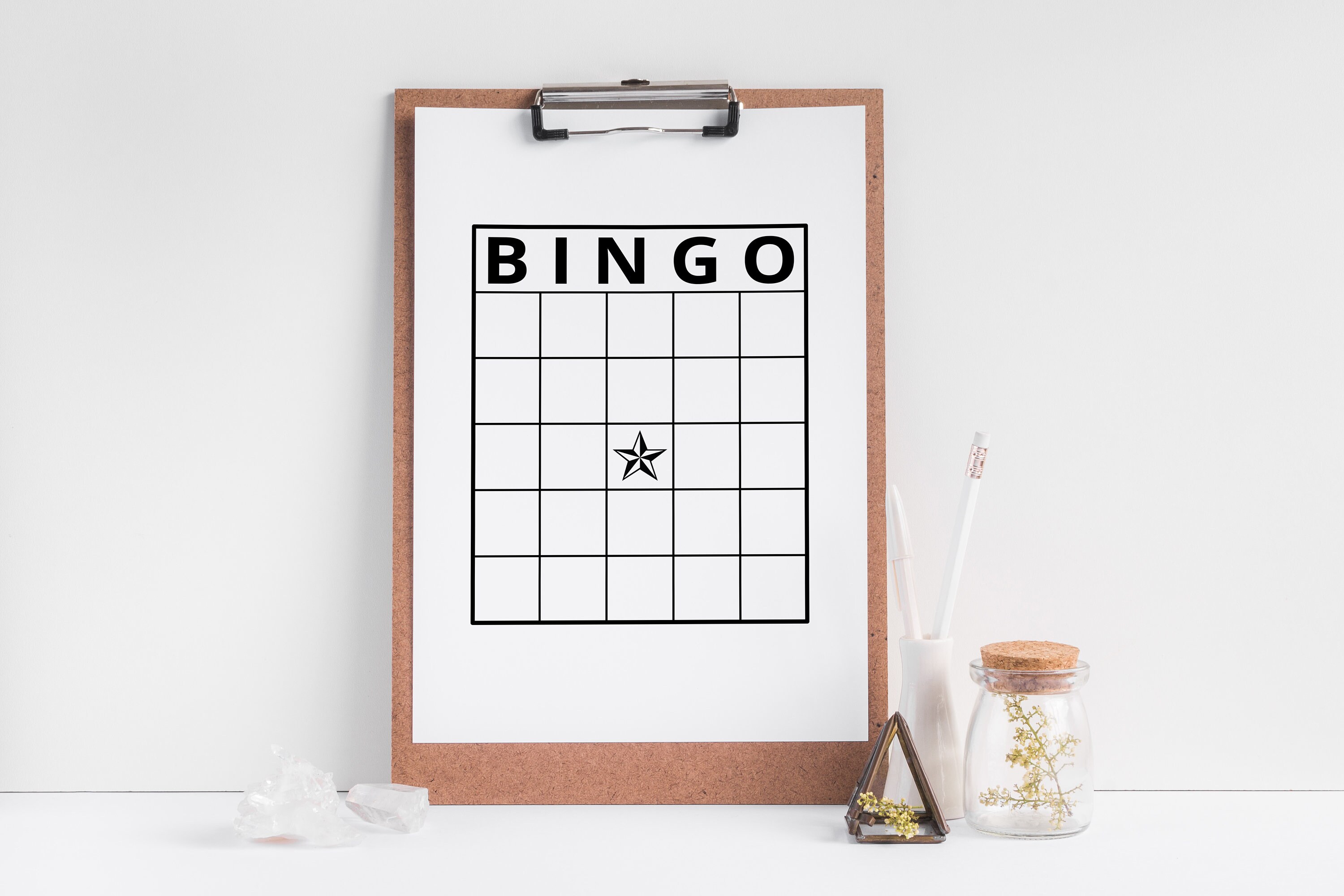 Bingo Printable Game Template - Bingo Template - 4 Colors - 3 Versions ...
