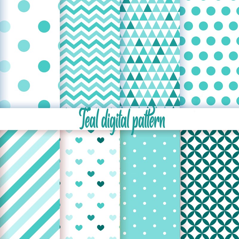 Teal Polka Dots - Etsy