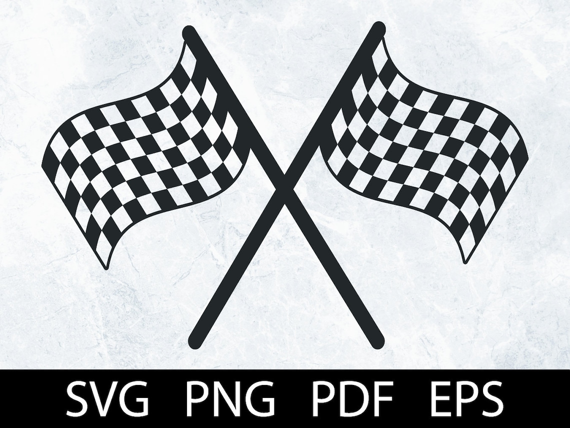 Checkered Flag SVG for Racing Enthusiasts - Race Flag PDF - Car Flag ...