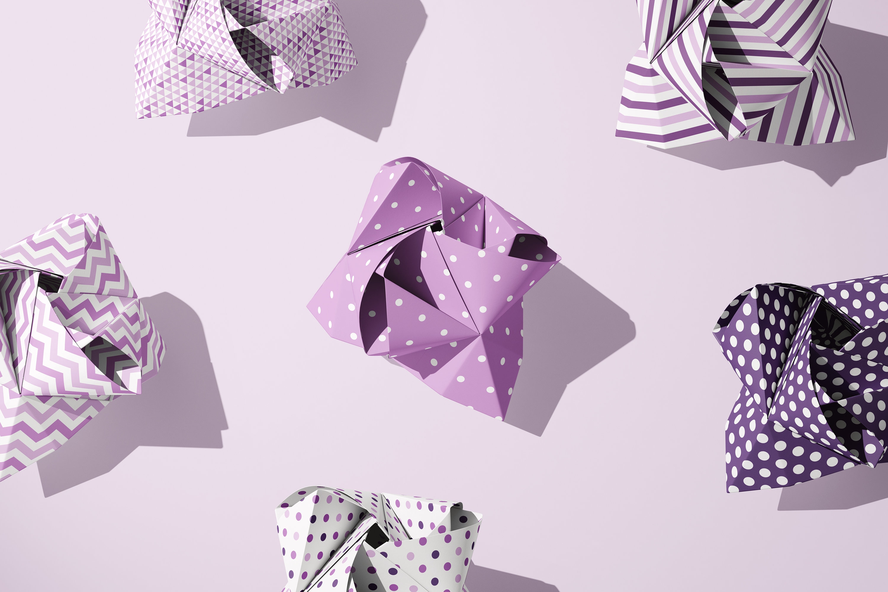 Purple Digital Papers, Lavender Color Digital Paper Pack, Digital ...