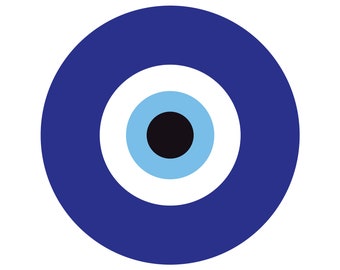 Evil Eye | Nazar | SVG | PNG | Digital File With a Transparent ...