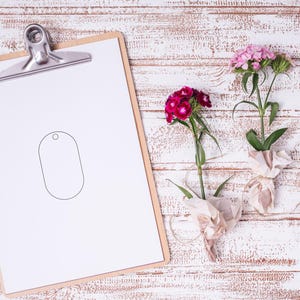 Printable Tags Template / Digital Tags Template - 2" X 3.5" Blank Gift ...