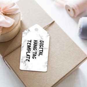 Printable Tag Template / Digital Tag Template -1.5" X 2" Regular Blank ...