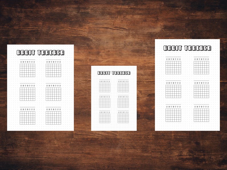 Habit Tracker - PRINTABLE Bullet Journal Page - A4, US Letter, A5 ...