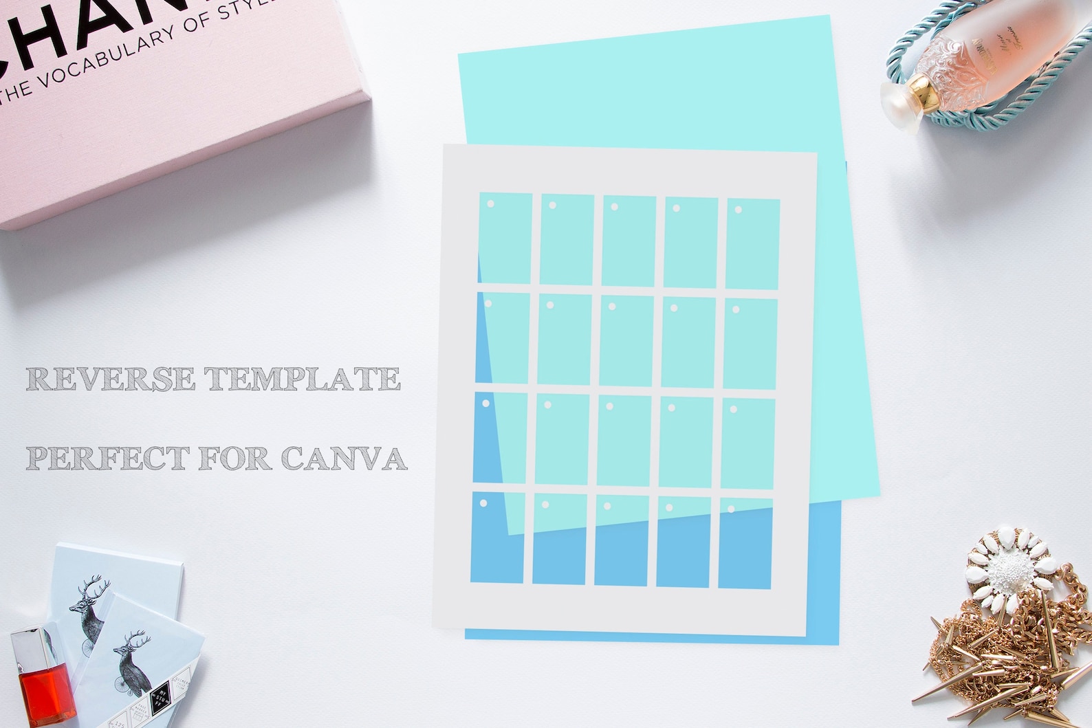 Printable Tag Template / Digital Tag Template Rounded Rectangle Tags ...