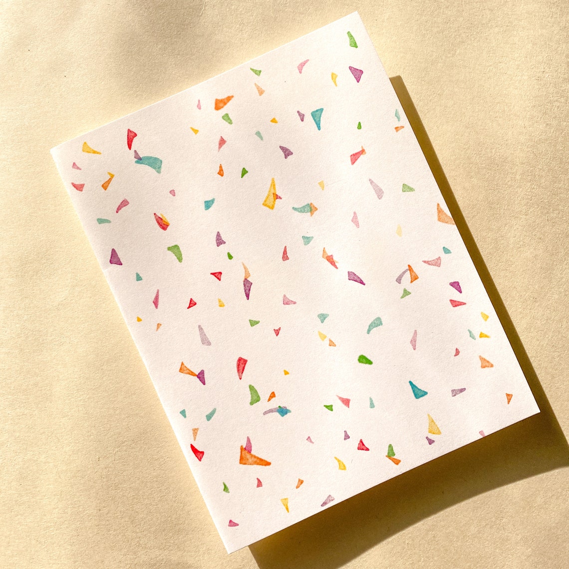 Confetti Card - Etsy