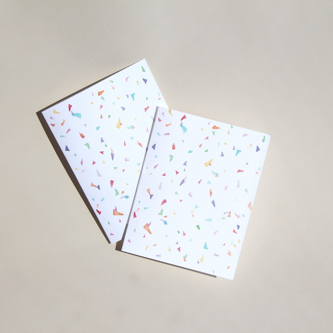 Confetti Card - Etsy