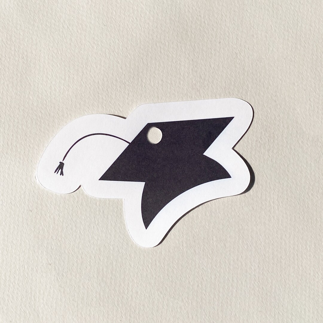 Graduation Cap Gift Tag - Etsy