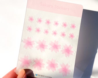 Sticker Sheet Sakura Journal Stickers, Planner Stickers, Scrapbook ...